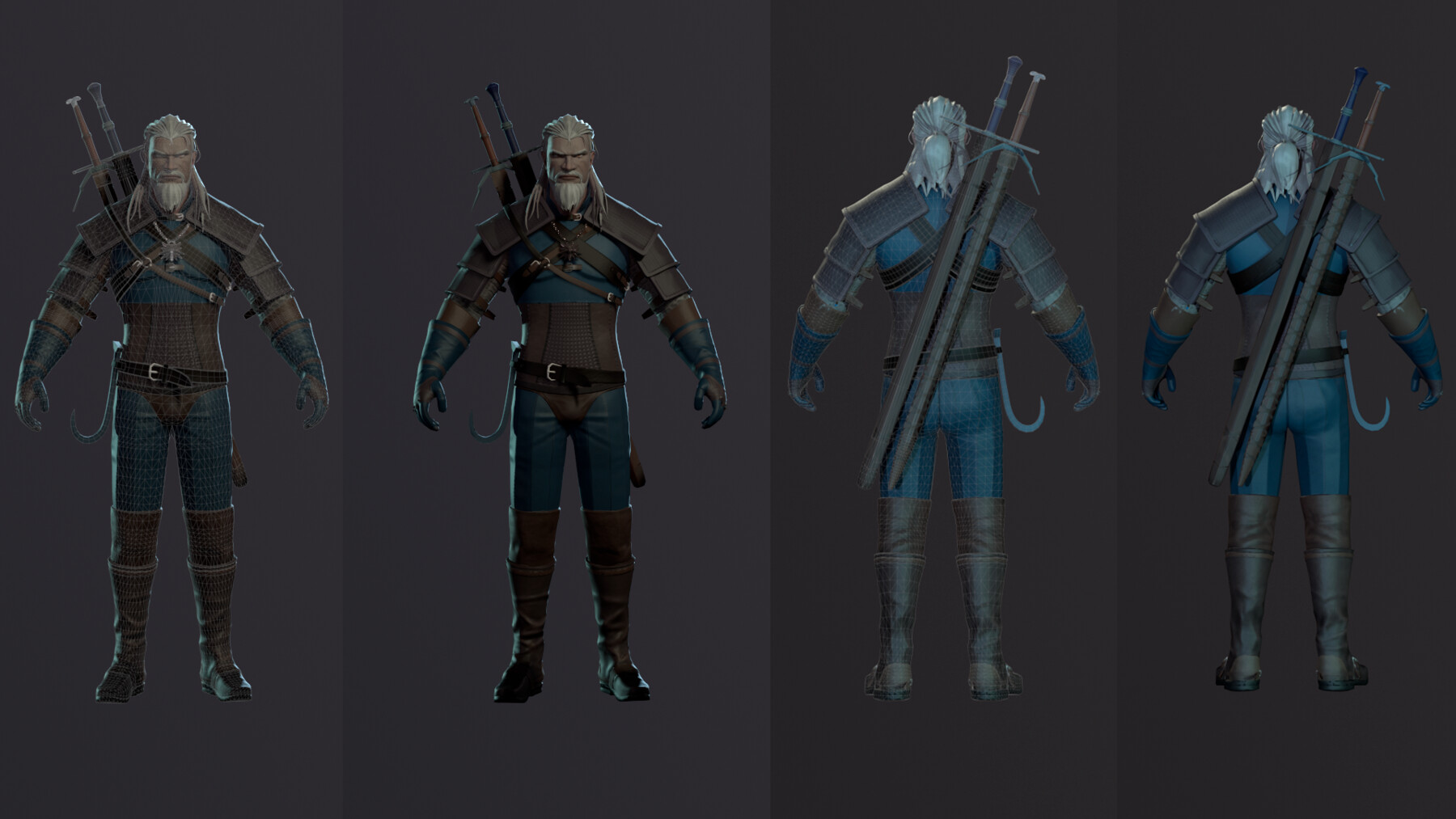ArtStation - Stylized witcher character from Project Red's The Witcher ...