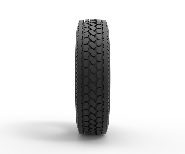 ArtStation - 3D printable Diecast Roadmaster RM275 truck tire Scale 1: ...