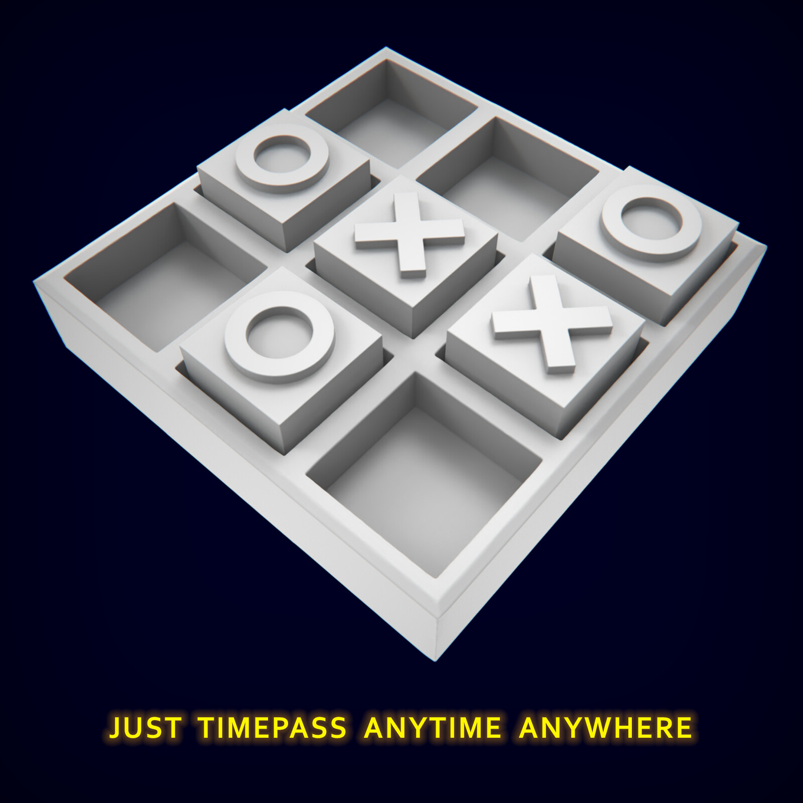 ArtStation - 'TIC TAC TOE' POCKET EDITION 3.0: PLAY ANYTIME ANYWHERE (3D Printing) | Resources