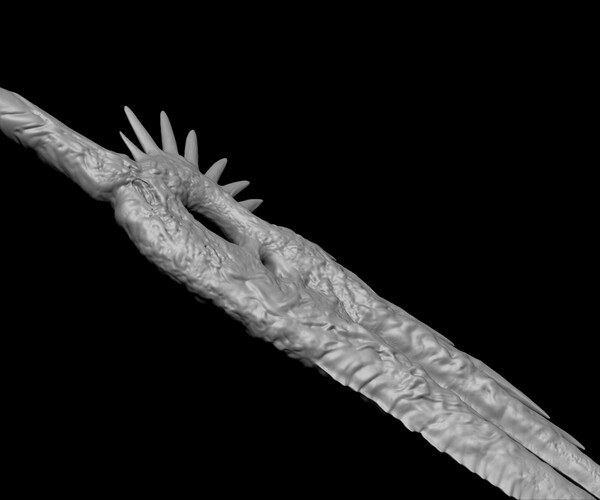 ArtStation - 3D PRINTABLE SUB ZERO ICE SWORD - MORTAL KOMBAT MOVIE 2021 ...