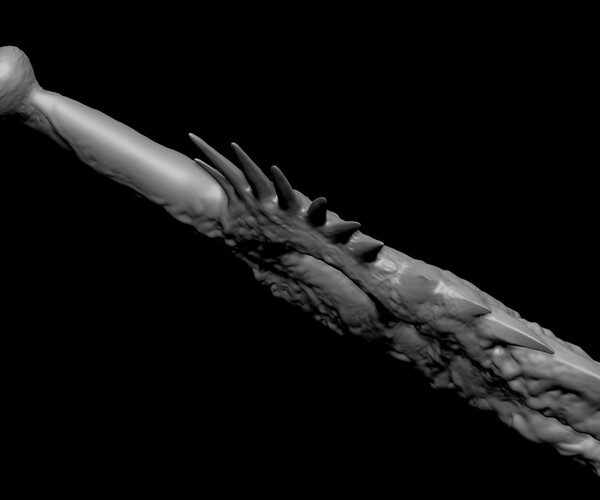 ArtStation - 3D PRINTABLE SUB ZERO ICE SWORD - MORTAL KOMBAT MOVIE 2021 | Resources