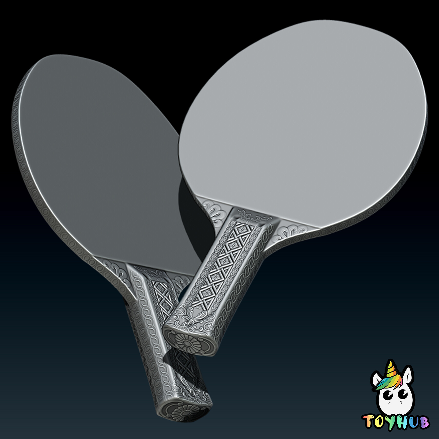 ArtStation - PING PONG PADDLE : DESIGNER VERSION V1.0 (3D Printing ...