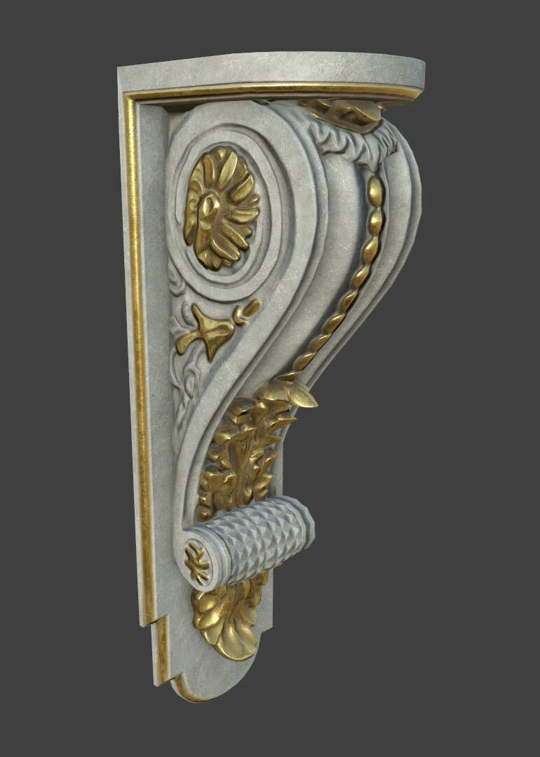 ArtStation - Textured Low Poly Corbles-Collection - 5 pieces | Game Assets