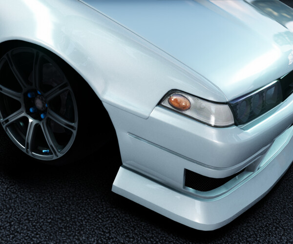 ArtStation - Nissan Cefiro A31 | Game Assets