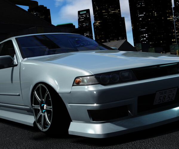 ArtStation - Nissan Cefiro A31 | Game Assets
