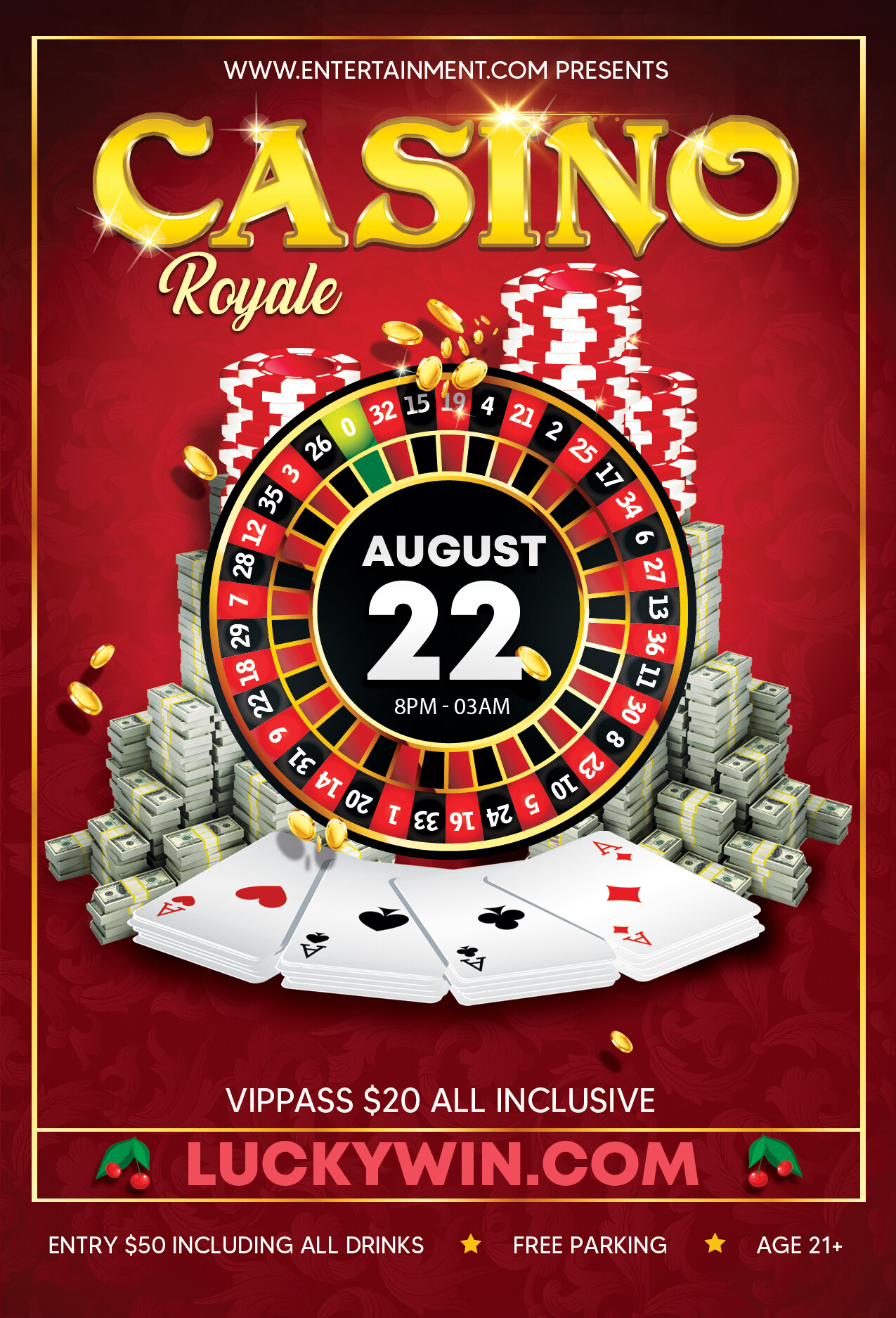 ArtStation - Casino Flyer | Artworks