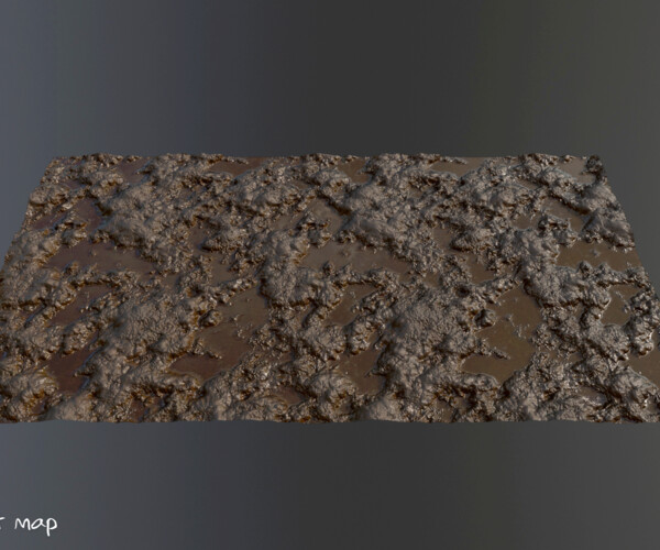 ArtStation - Wet mud & tread Smart Material | Resources