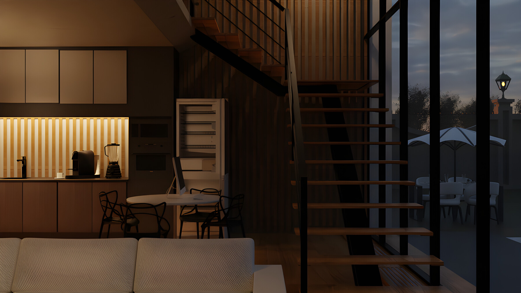 ArtStation - Modern Living Room Design in Blender Cycles | Resources