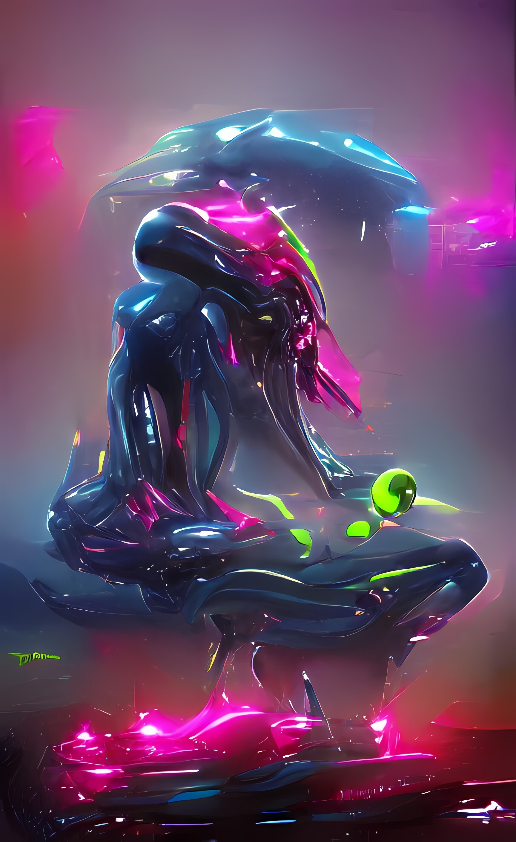 ArtStation - Alien Liquid 100 image pack | Artworks