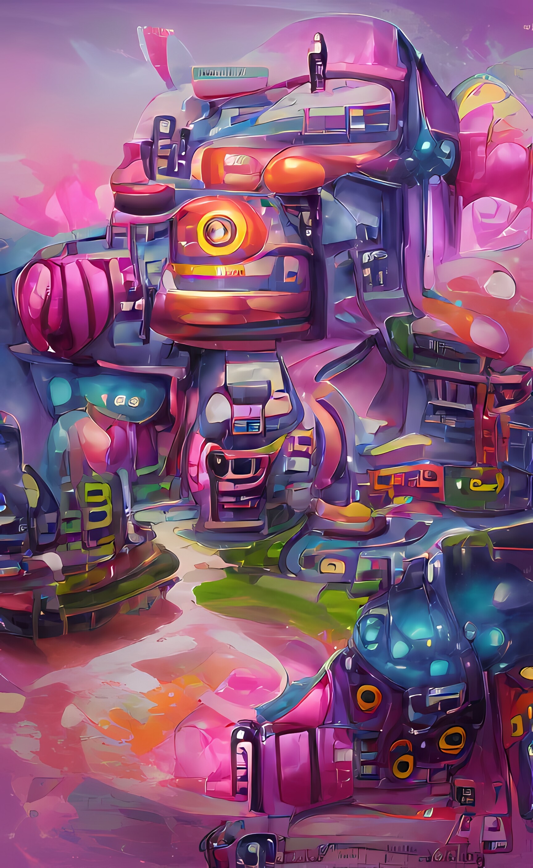 ArtStation - Candy Factory 100 image Pack | Artworks