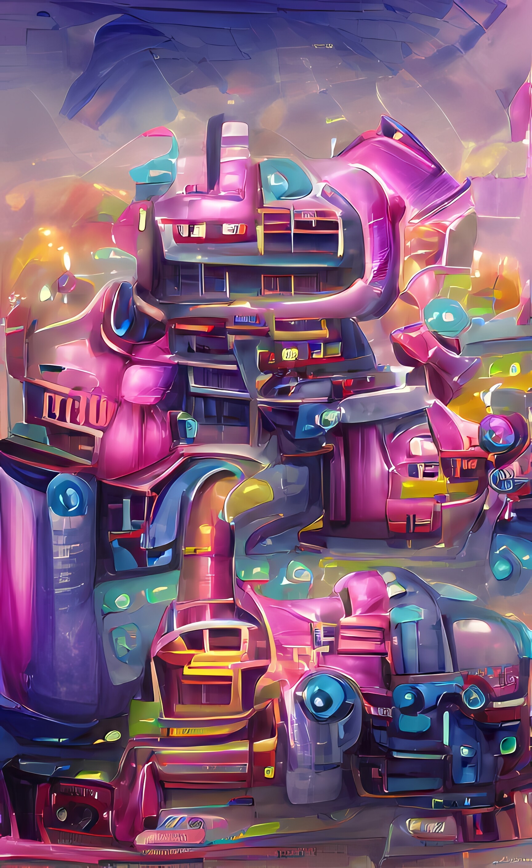ArtStation - Candy Factory 100 image Pack | Artworks
