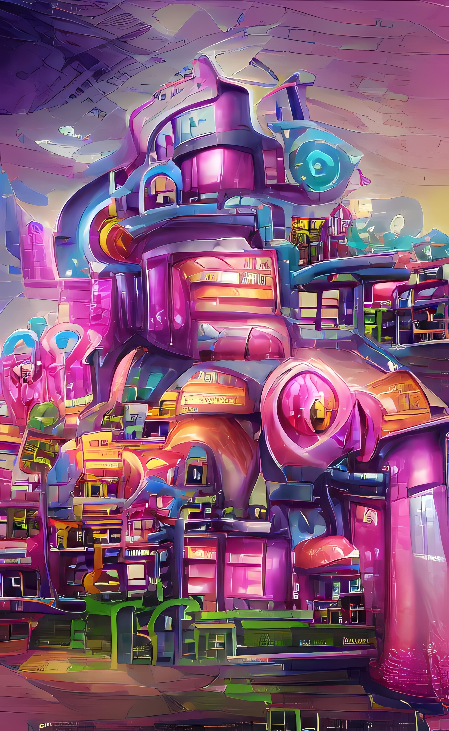 ArtStation - Candy Factory 100 image Pack | Artworks