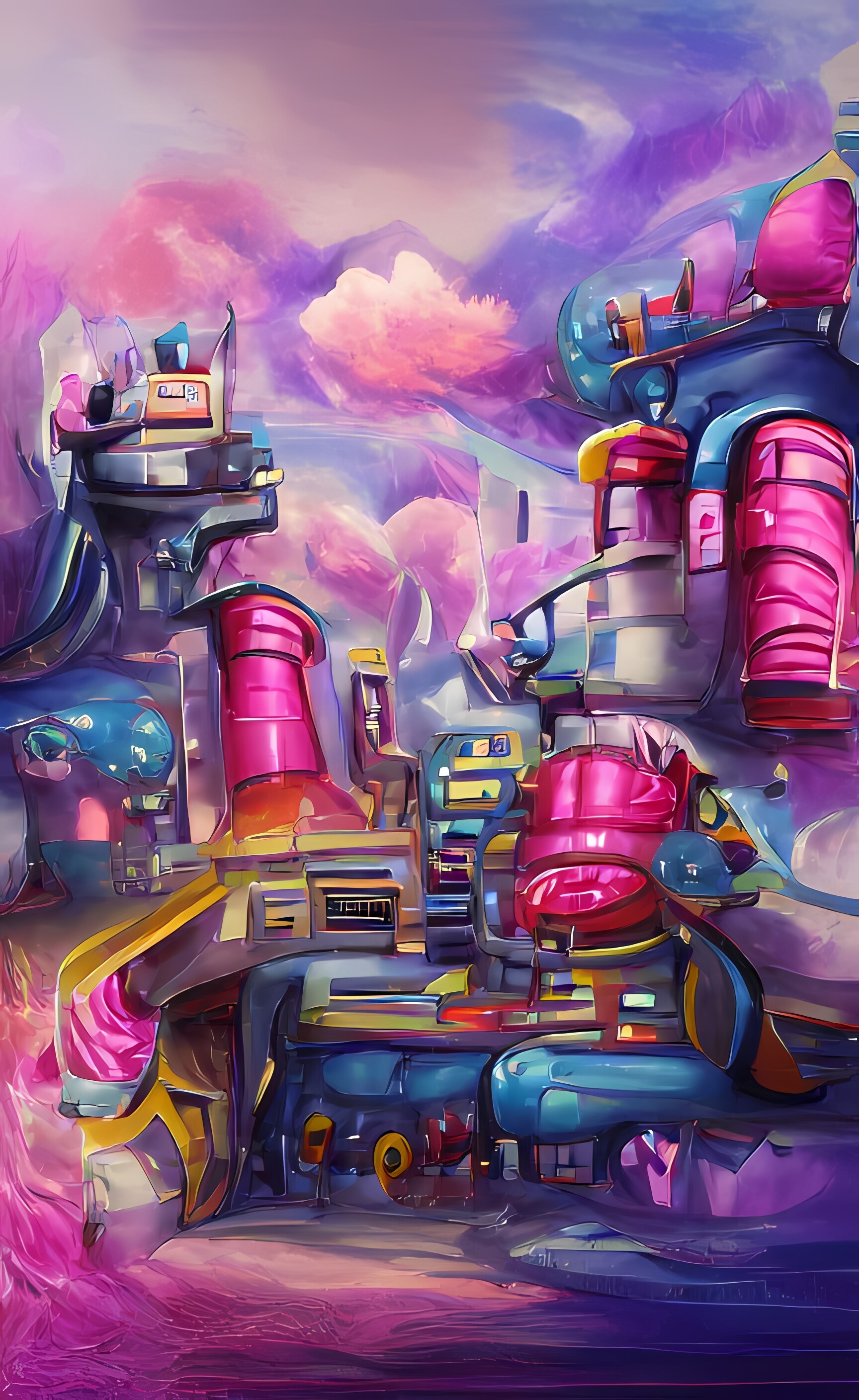 ArtStation - Candy Factory 100 image Pack | Artworks