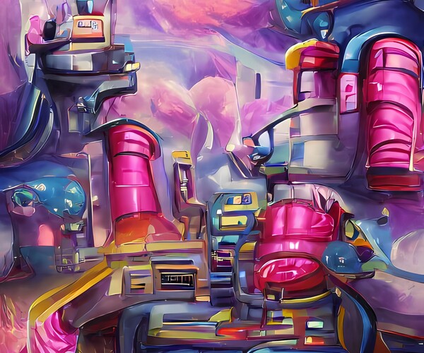 ArtStation - Candy Factory 100 image Pack | Artworks