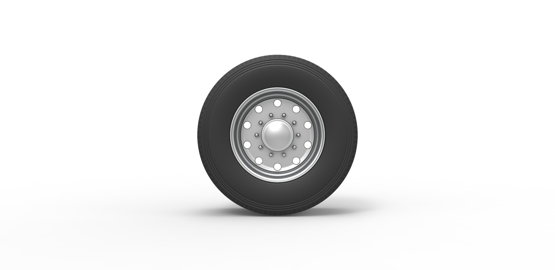 ArtStation - 3D printable Diecast Super single semi wheel Scale 1:25 ...