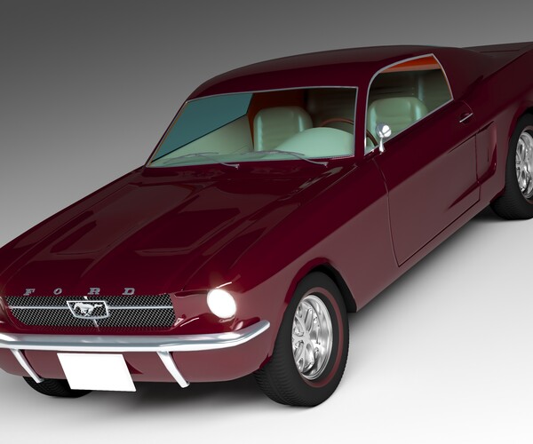 ArtStation - Ford Mustang Fastback 4K | Resources
