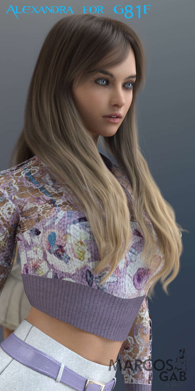 ArtStation - MGAB Alexandra for Genesis 8-1 Female | Resources