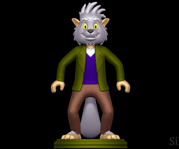 ArtStation - Wolf - Monster Mash 3D print model | Resources