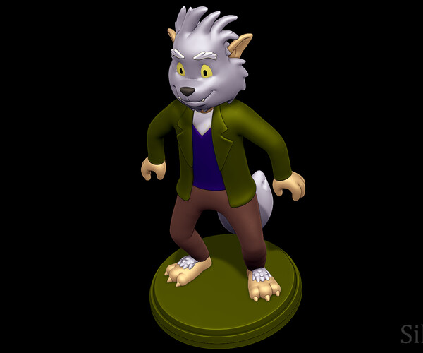 ArtStation - Wolf - Monster Mash 3D print model | Resources
