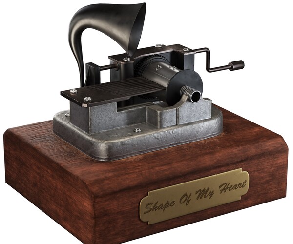 ArtStation - Music Box - Free Game Asset | Game Assets