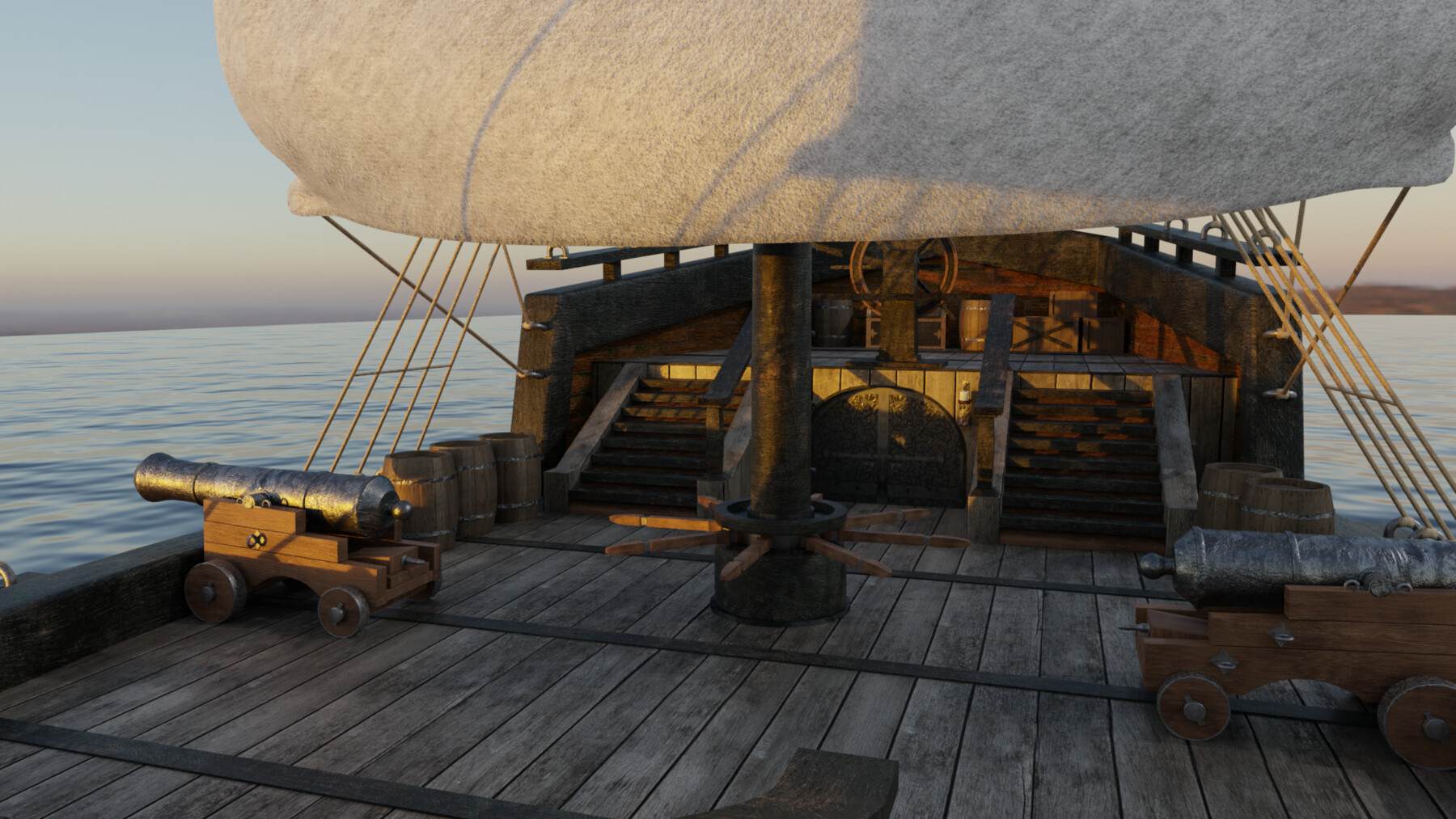 ArtStation - Medieval Ship | Game Assets