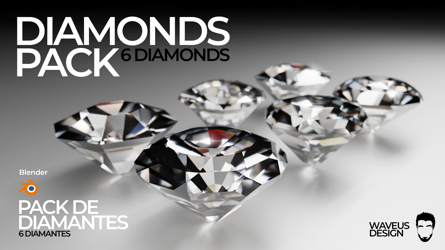 ArtStation - 3D DIAMONDS PACK | Resources