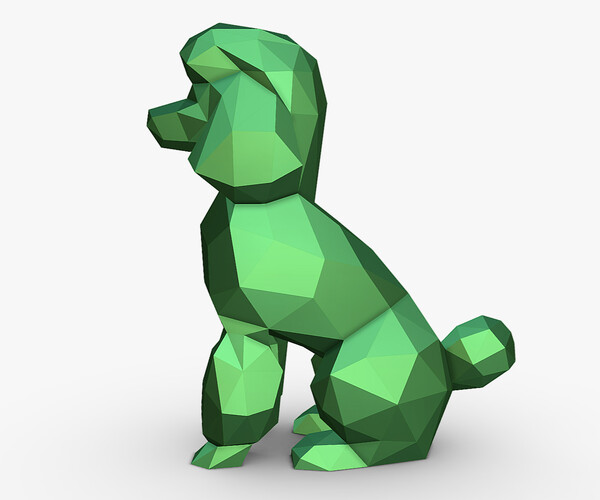 ArtStation - Poodle figure 3 | Resources