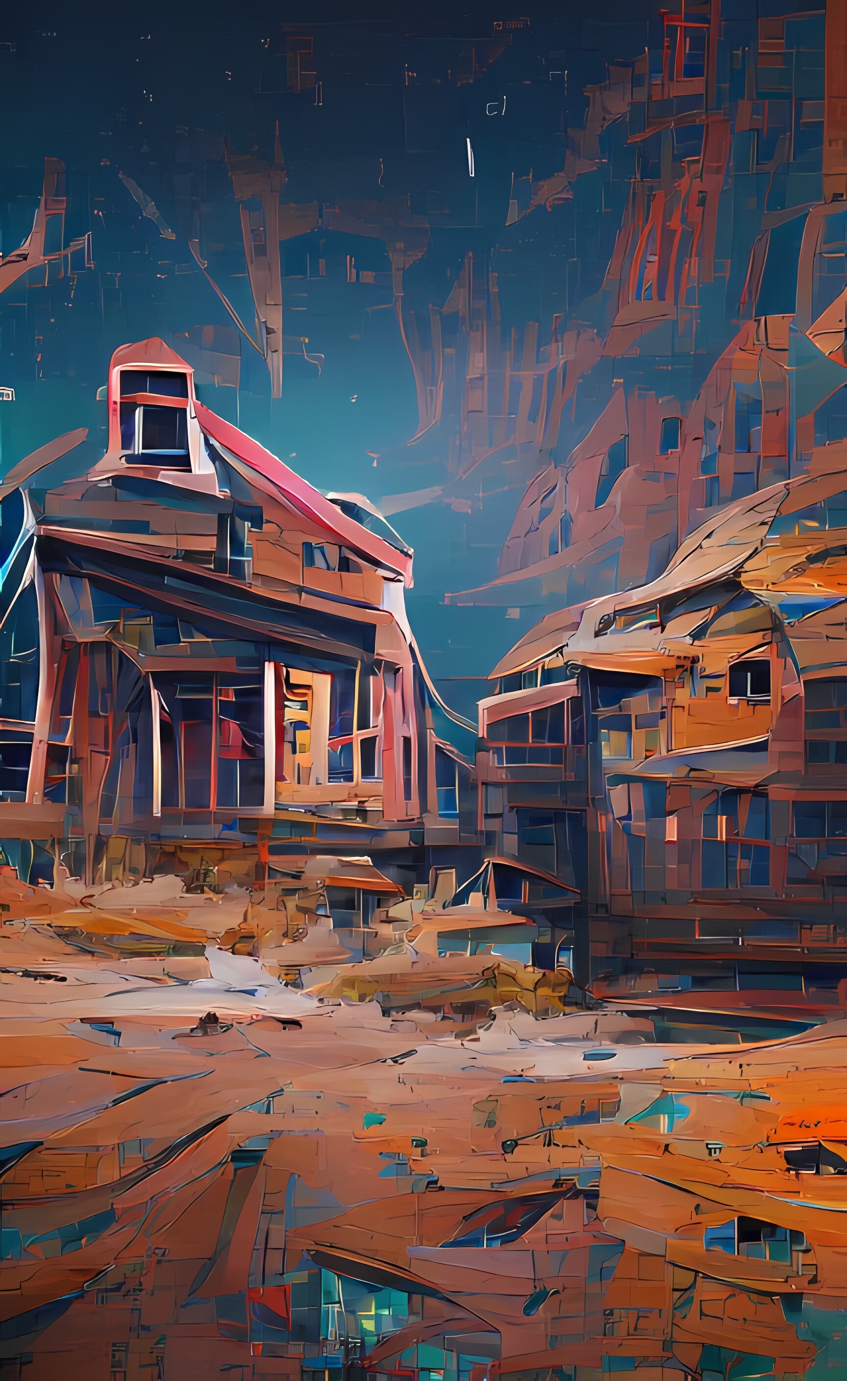 ArtStation - Ghost Town West 200 image pack | Artworks