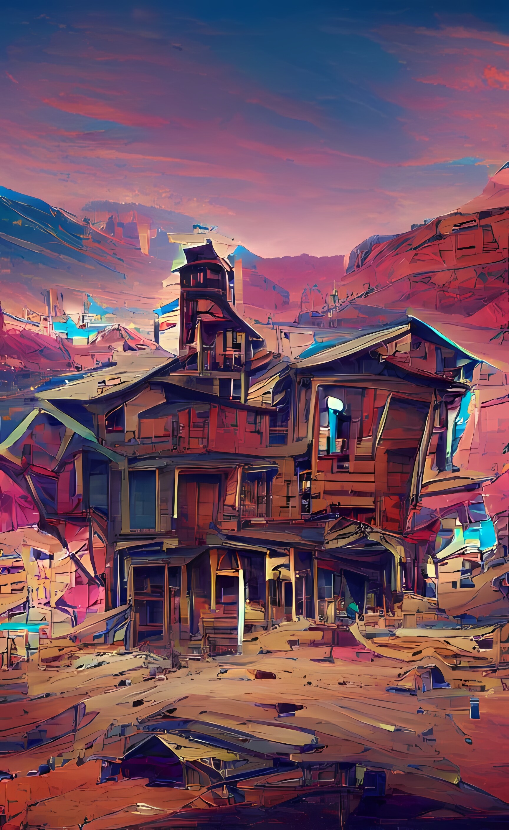 ArtStation - Ghost Town West 200 image pack | Artworks