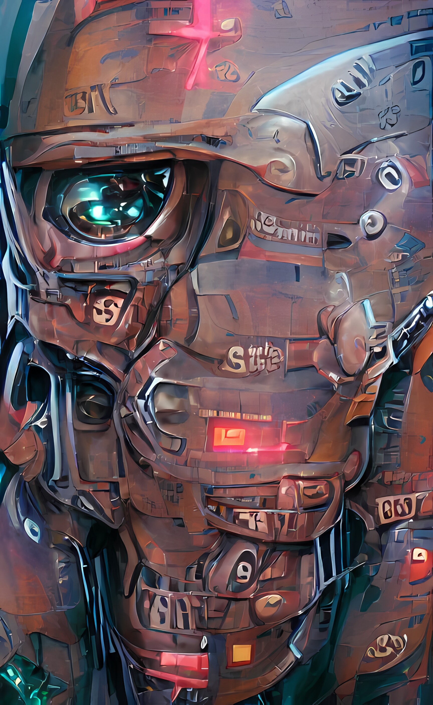 ArtStation - SkyNet Is here Robot 750 image pack texture and ...