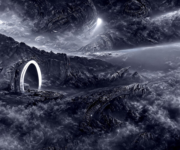 ArtStation - A alien stargate #2 | Artworks