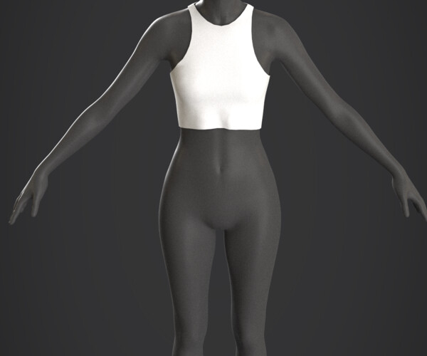 ArtStation - Female bust model 01 | Game Assets