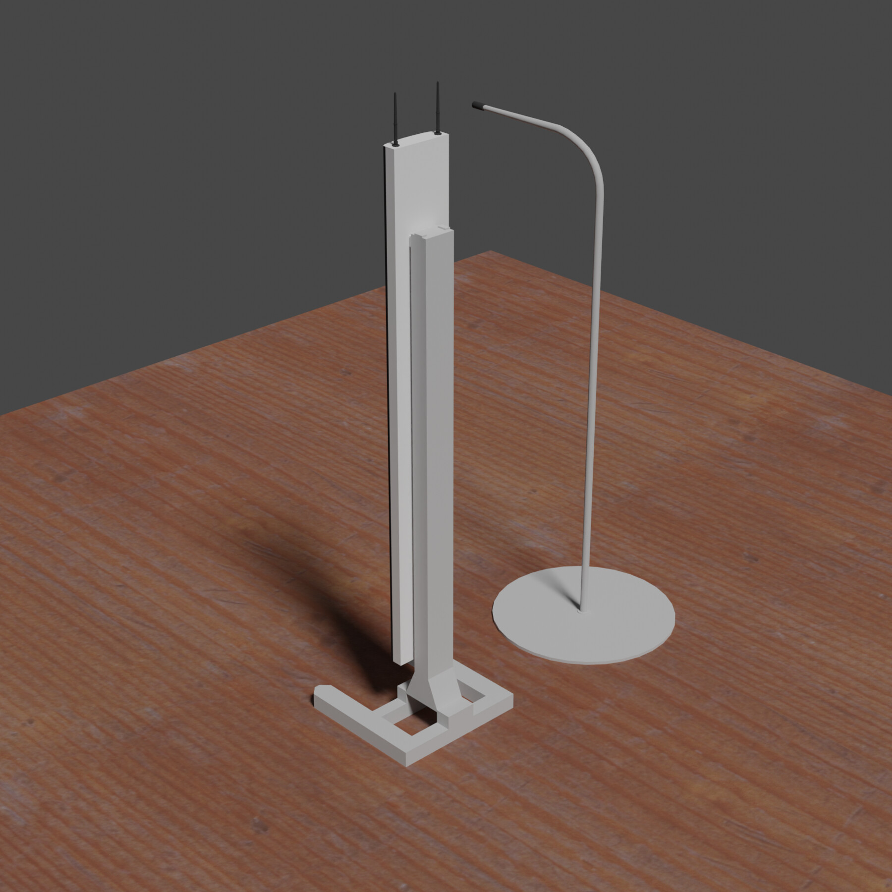 ArtStation - Standing Microphone and Loudspeaker | Game Assets