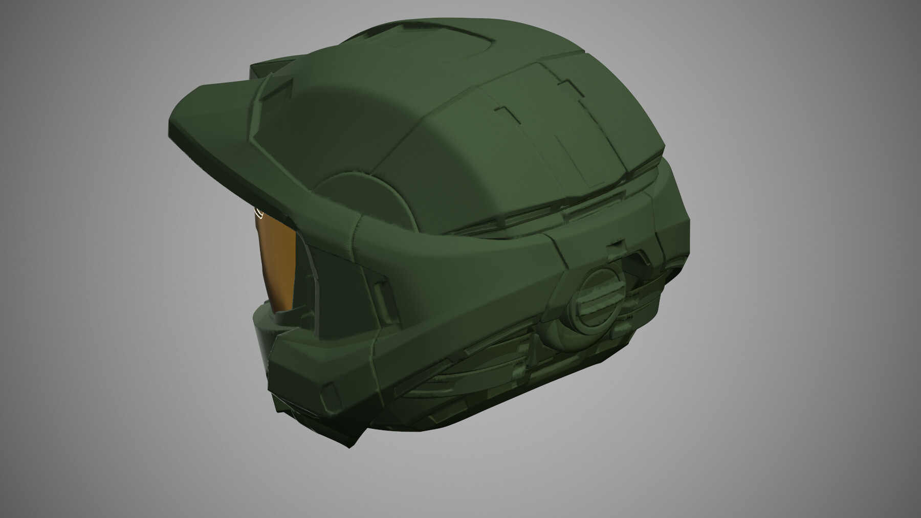 ArtStation - Printable Master Chief Halo Helmet STL | Resources