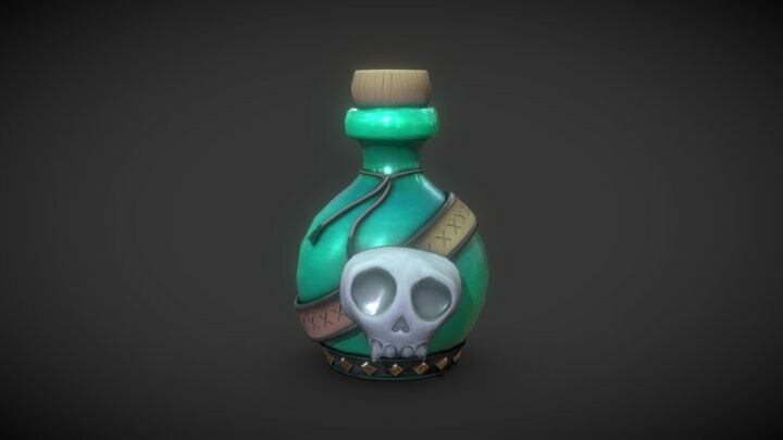 ArtStation - Low Poly Potion | Game Assets