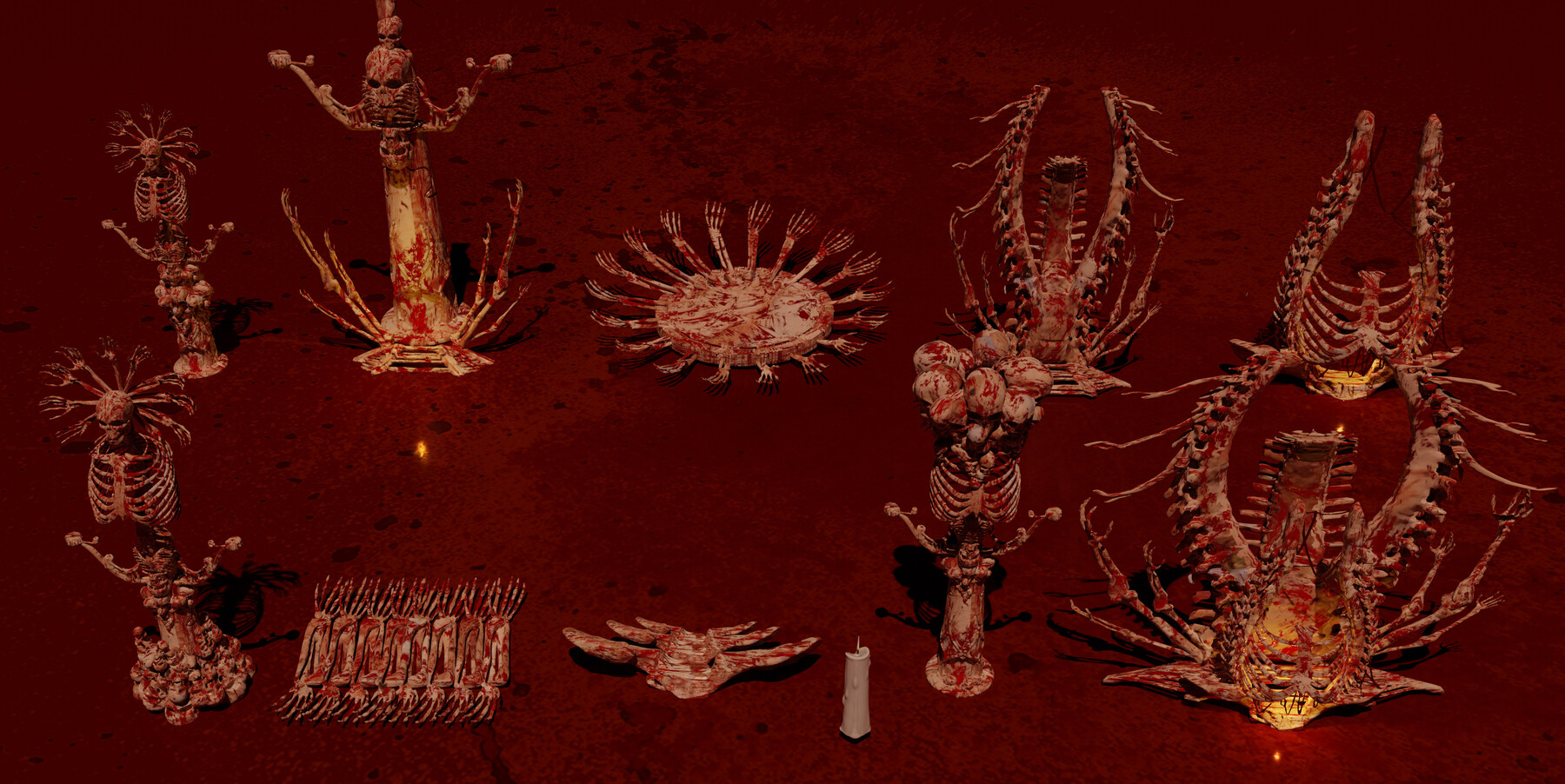 ArtStation - Hell Free Kit Bash. | Resources