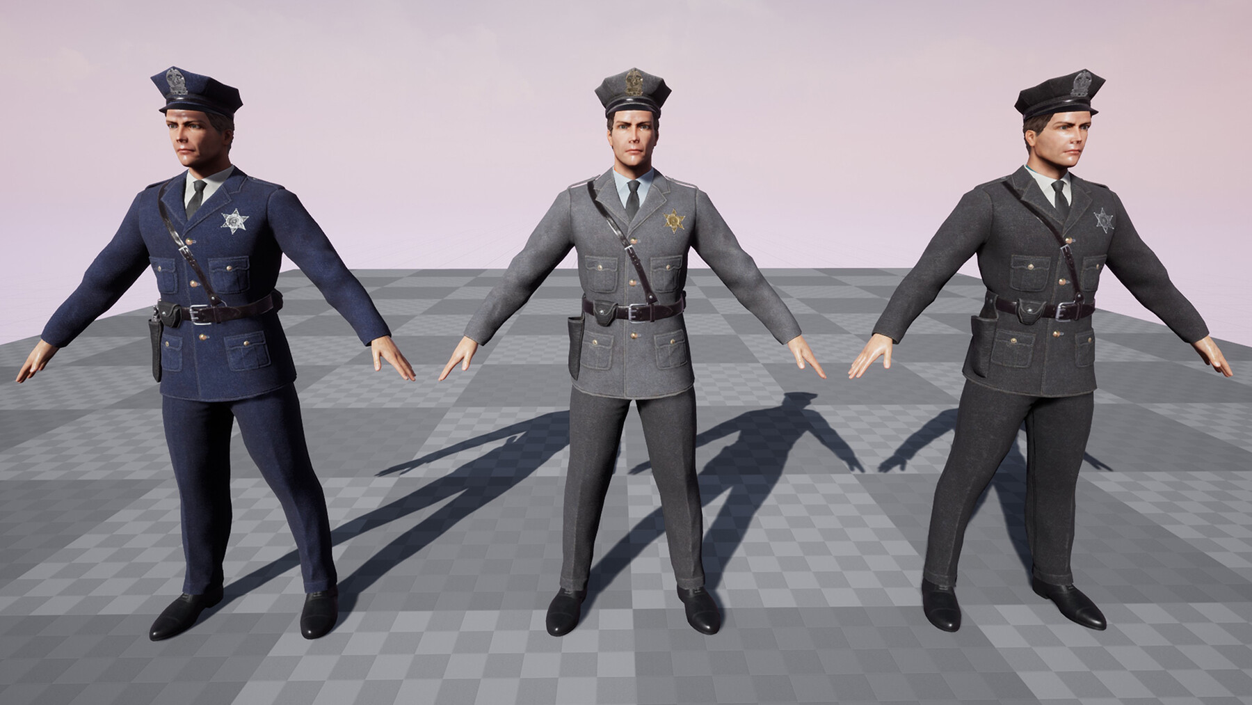 ArtStation - Policeman | Game Assets