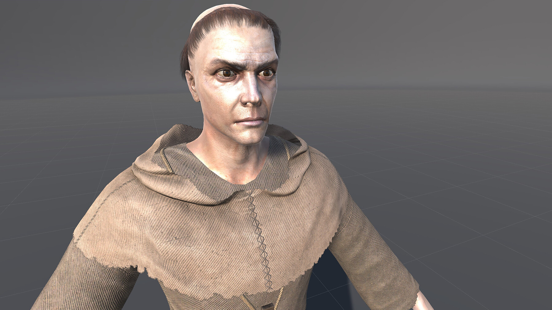 ArtStation - Medieval Monk | Game Assets