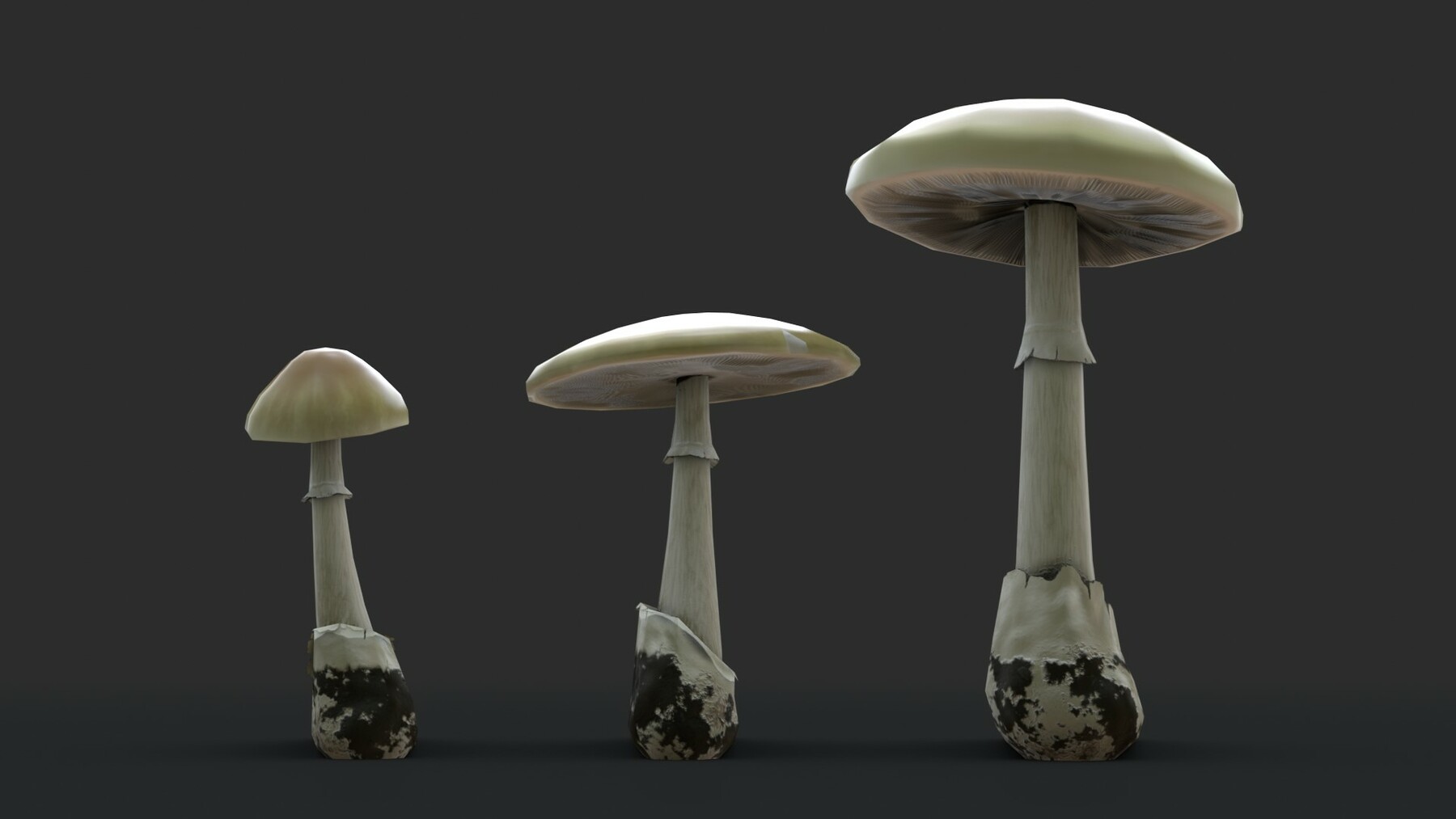 ArtStation - Death Cap Mushroom Set | Game Assets