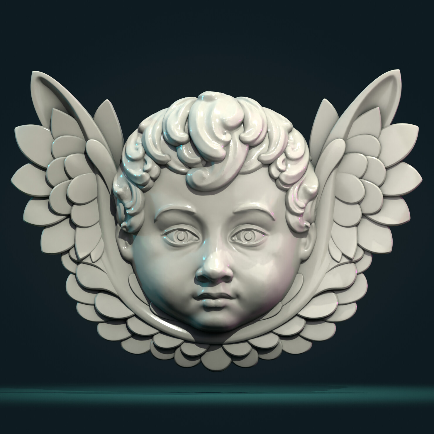 ArtStation - Cherub Relief | Resources
