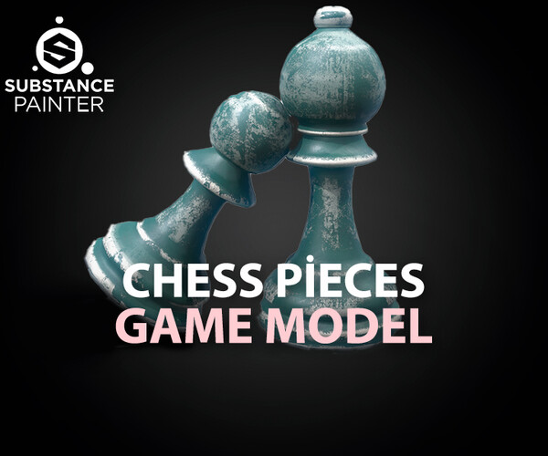 ArtStation - Chess pieces - PBR | Game Assets