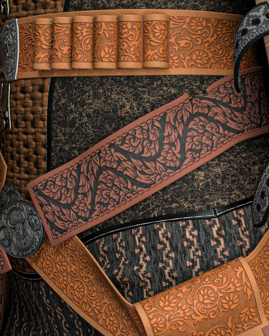 ArtStation - Western No.1 : Marvelous Designer + Clo3d + OBJ + FBX ...