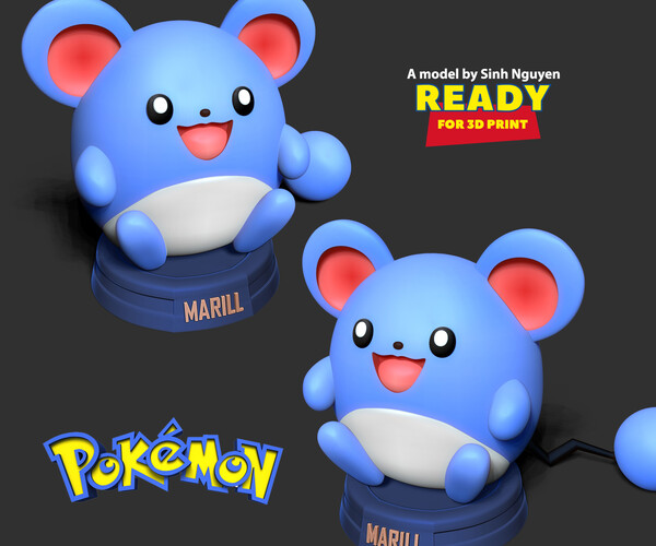 ArtStation - Marill - Pokemon Fanart | Resources