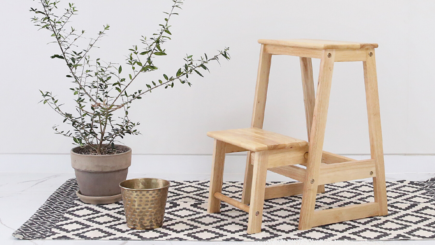 ArtStation - Solid wood 2-tier folding step stool | Resources