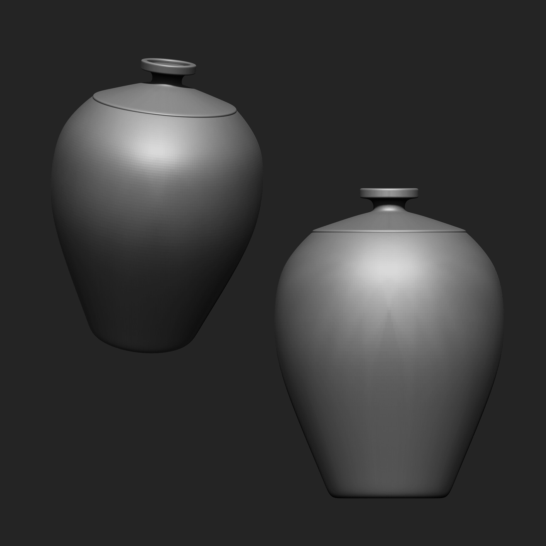 ArtStation - Pots Collection IMM Brush Pack (21 in One) | Brushes