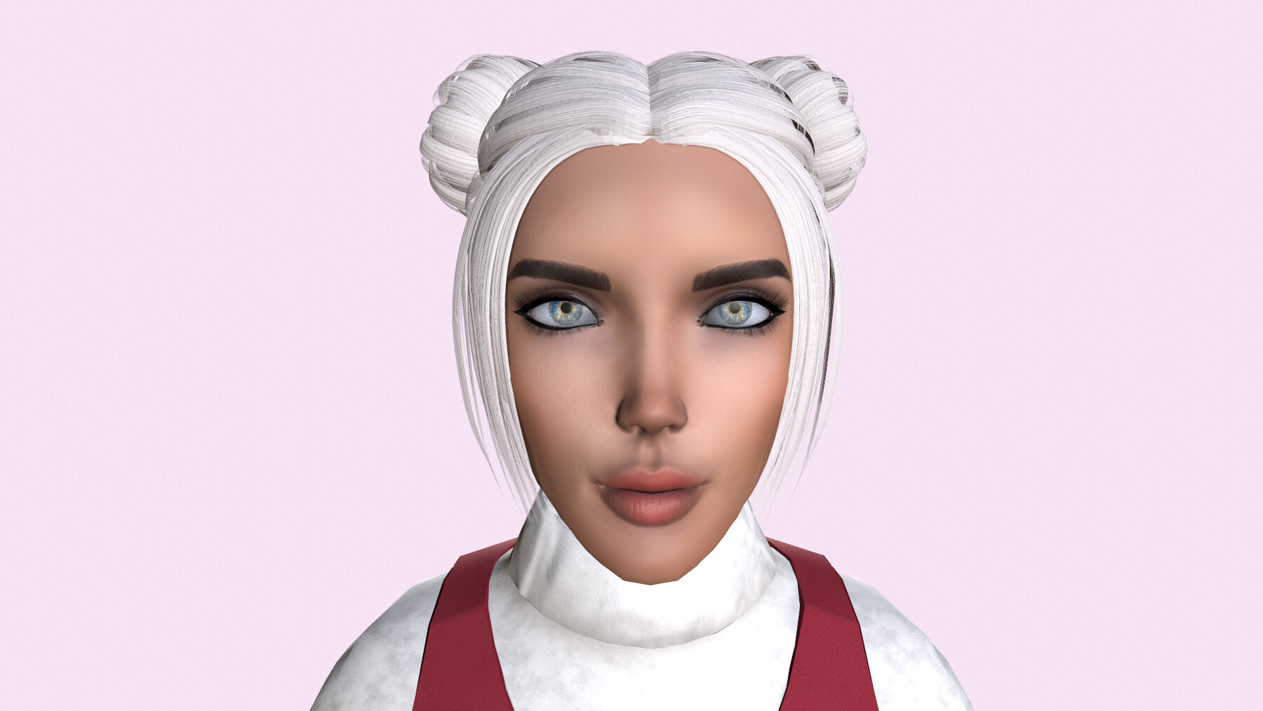 ArtStation - Maya Modular Girl 1 | Game Assets