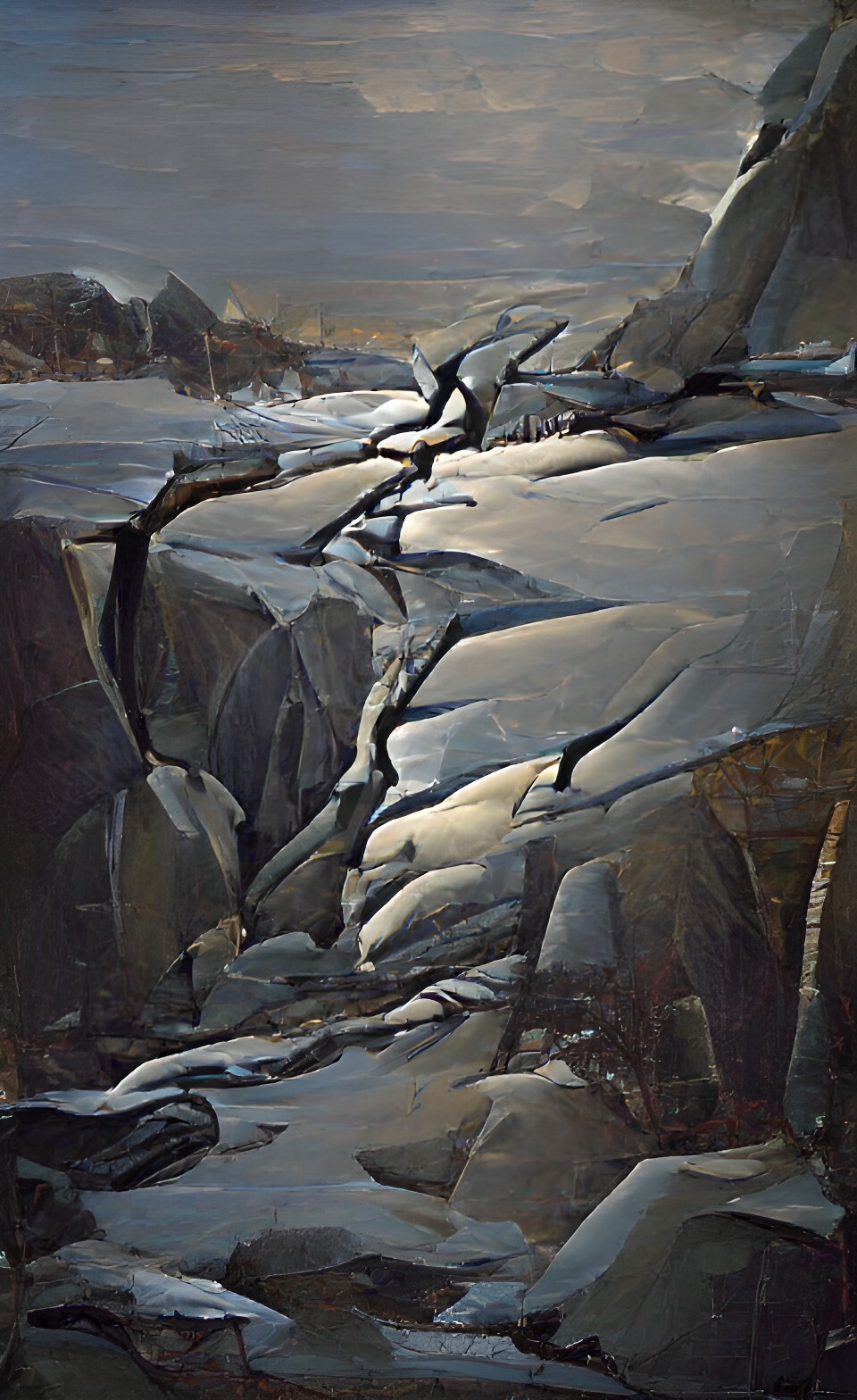 ArtStation - ice Edge Cracked Random Style 1000 image Pack | Game Assets