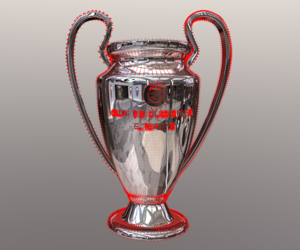 ArtStation - 3D Model - UEFA Champions League Trophy | Game Assets