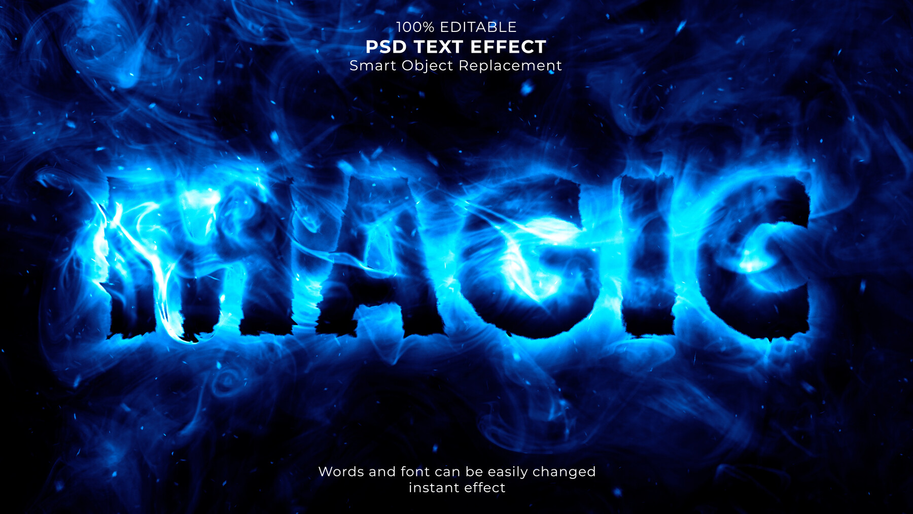 ArtStation - Magic PSD fully editable text effect. Layer style PSD ...