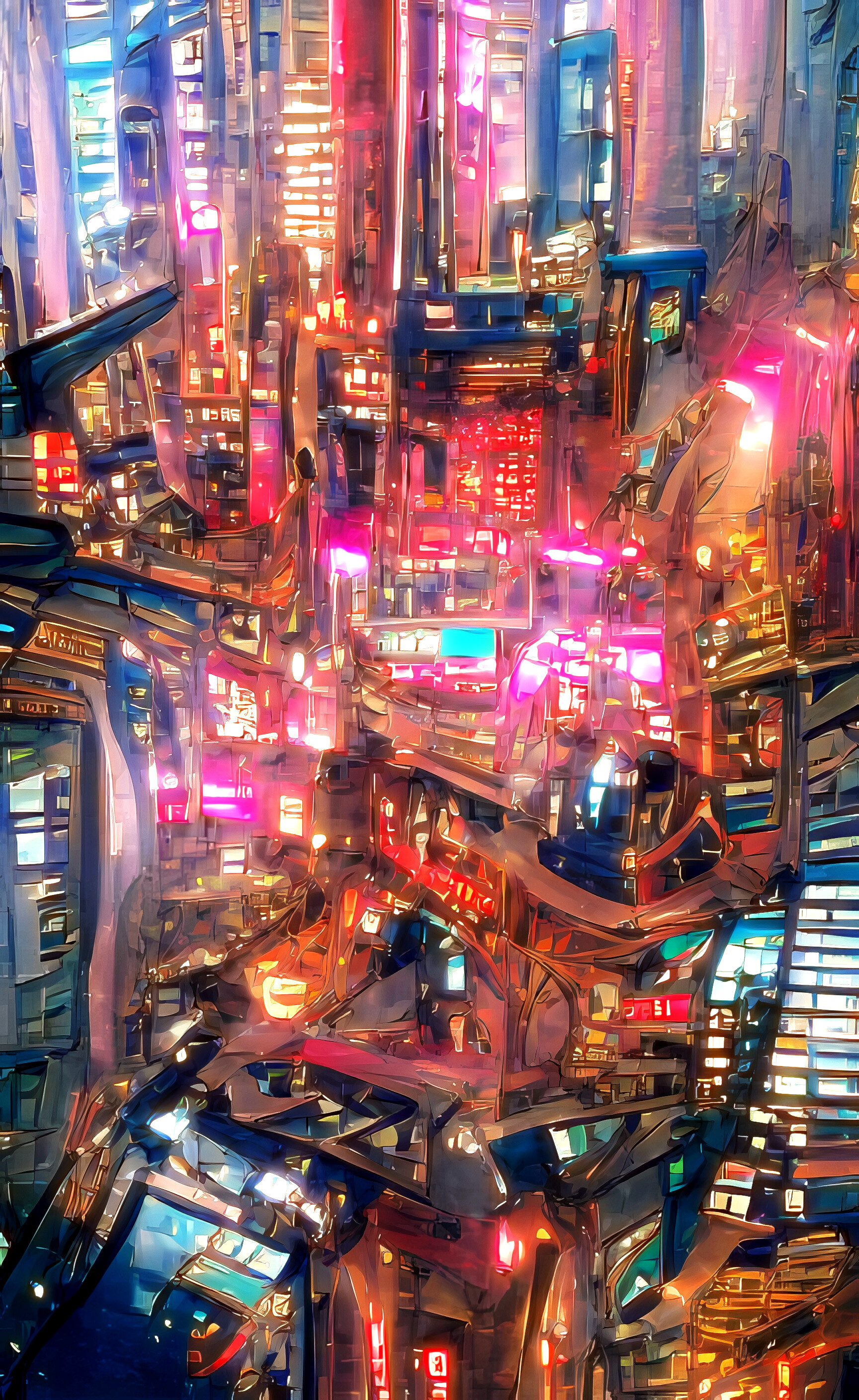 ArtStation - CyberPunk Mega city 340 texture pack | Artworks